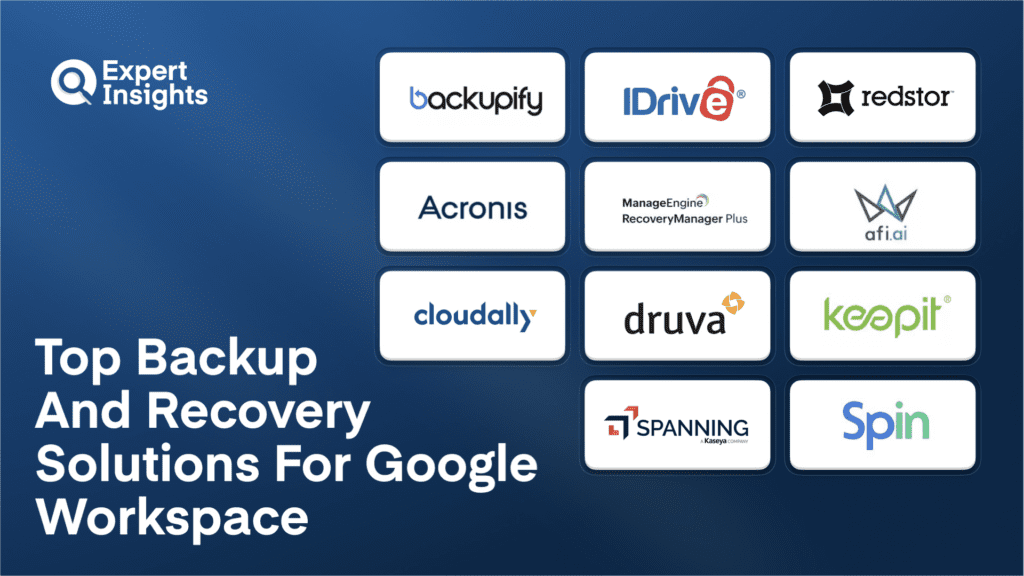 Top 11 Backup And Recovery Solutions For Google Workspace